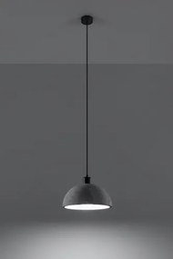 Betonový lustr SOLLUX Pablito E27 1x60W bez zdroje SL.0847