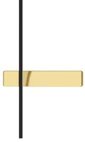 Designové nástěnné svítidlo Bene 60 zlatá