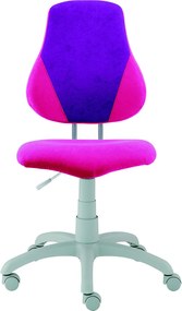 Dětská židle FUXO Alba V-LINE růžovo-fialová