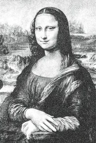 TREFL Art Frame Puzzle Mona Lisa / 500 dílků / s rámem / 31,5 x 47 cm
