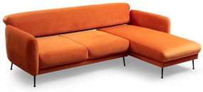 Hanah Home Rohová pohovka SEVILLA pravá oranžová 560ARE1107