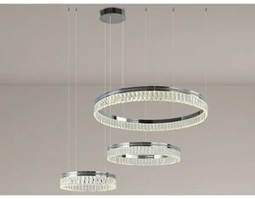 LED Stmívatelný křišťálový lustr na lanku THALIA LED/120W/230V 3000-6000K + DO