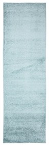Kusový koberec shaggy Parba světle modrý atyp 80x300cm