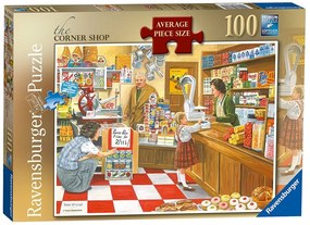 Ravensburger puzzle obchod na rohu ulice 100 dílků