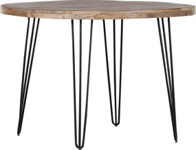 XXXLutz JÍDELNÍ STŮL, mangové dřevo, přírodní barvy, 105/105/76 cm Zandiara - Jídelní stoly - 002362076501