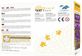 Brain Tree Puzzle Kmenová zvířata 1000 dílků