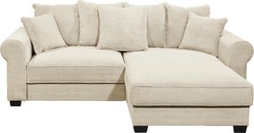 XXXLutz ROHOVÁ SEDAČKA, textil, krémová Landscape - Sedací soupravy - 002220047302