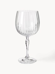 Sada sklenic na gin's drážkovou strukturou America's Cocktail, 4 díly