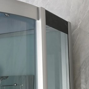 Terra Hydromasážní box WSH7180W bílý, 80x80 bez sauny