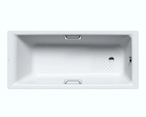 Kaldewei Ambiente - Vana Puro Star 689, 170x70 cm, s otvory pro madla, antislip, bílá 258930000001