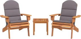 3dílná sada zahradního nábytku Adirondack masivní akácie 3152124