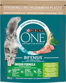 Purina One Granule pro kočky Indoor Bifensis krůta 800 g