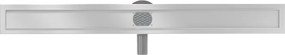 Mexen Flat 360° tělo pro lineární odtok otočné 80 cm, nerez - 1040080