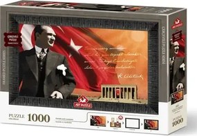ART PUZZLE 5697 Puzzle s rámem a lepidlem 3v1 Atatürk a Anitkabir / 10