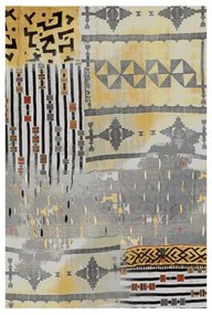 Oriental Weavers, Kusový koberec Zoya 153 X – na ven i na doma, 200x285, šedá, chodba / předsíň