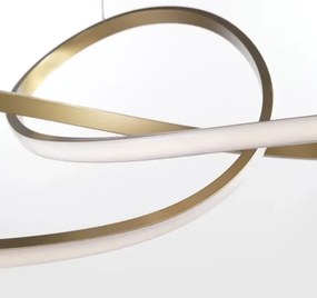 LED lustr Fusion 72 zlaté