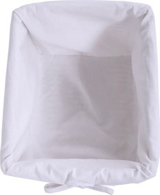 Komoda, dřevo / proutí/ látka, bílá, Rafaello 3