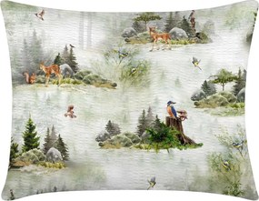 Krepový povlak na polštář Zvířátka Velikost: 70 x 90