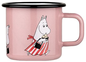 Hrnek Moominmamma 0,37l, smalt / růžový