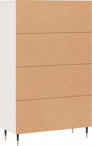 vidaXL Skříň highboard 69,5 x 31 x 115 cm kompozitní dřevo [828212] Barva: kouřový dub