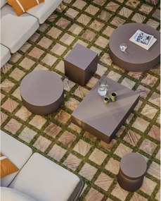 Betonový zahradní konferenční stolek 60x80 cm Rustella – Kave Home
