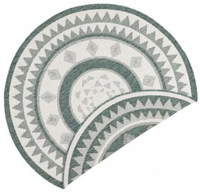 Hans Home | Kusový koberec Twin Supreme 103415 Jamaica green creme kruh