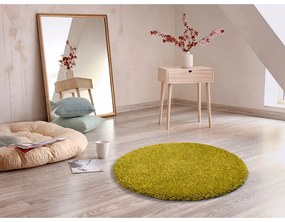 Zelený koberec Universal Aqua Liso, ø 100 cm