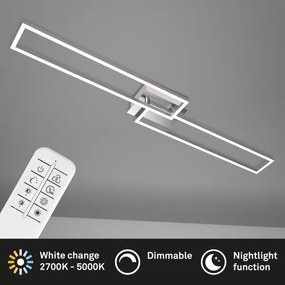 Brilo - LED Stmívatelný přisazený lustr FRAME 2xLED/20W/230V + DO
