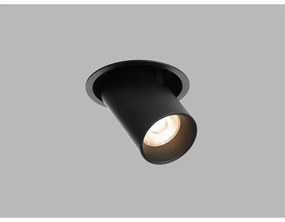 LED 2 Výsuvné vnitřní stropní svítidlo HIDE P.10 cm černé