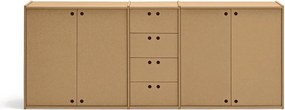 Komoda v přírodní barvě 197x80x40 cm Wally – Teulat