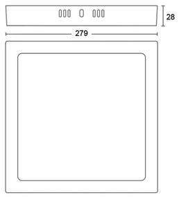 Philips - LED Stropní svítidlo MAGNEOS LED/20W/230V 2700K bílá