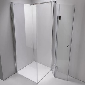 BPS-koupelny Čtvercový sprchový kout HYD-SK1180A 80x80 chrom/transparent - bez vaničky