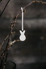 Závěsná keramická dekorace zajíček My White Storefactory Scandinavia