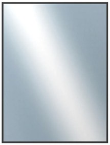 DANTIK - Zarámované zrcadlo - rozměr s rámem cca 60x80 cm z lišty Hliník černá | P03-021 (7003021)