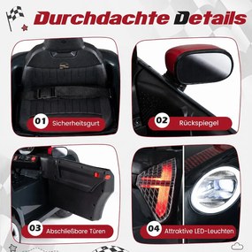 Costway Dětské autíčko 12 V BMW Mini Design Elektrické autíčko