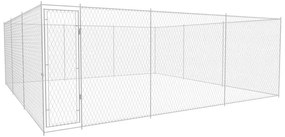 Venkovní psí kotec pozinkovaná ocel 570x570x185 cm 145034