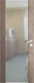 Interiérové dveře vasco doors VENTURA SATINATO matné sklo Průchozí rozměr: 70 x 197 cm, Orientace dveří: Levé dveře, Dekor: Dub přírodní