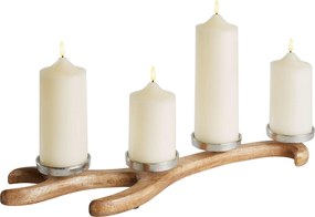 XXXLutz STOJAN NA SVÍČKY dřevo, kov X-Mas - Svícny & stojany na svíčky - 0086750380