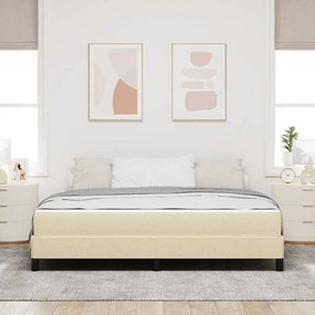 Postel s boxspringem Krémová 180 x 200 cm textil 3398512