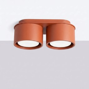 Sollux Lighting Stropní svítidlo MODO 2 okrově červené GX53