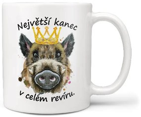 Hrnek Největší kanec (Náplň hrníčku: Žádná)