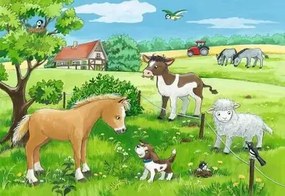 Ravensburger Mláďata na farmě / 2x12 dílků / od 3 let