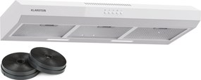 Klarstein Contempo 90, digestoř, 90 cm, podskříňková, 200 m³/h, LED, akryl, nerezavějící ocel