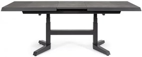 BIZZOTTO Rozkládací zahradní stůl ROBERT 143/183x88 cm černý 0663349