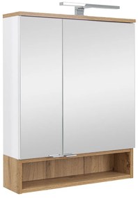 Comodo Zrcadlová skříňka závěsná s LED osvětlením Neveda W 60 ZS