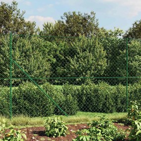 Drátěné pletivo s kotevními hroty zelené 1,4 x 25 m 153931