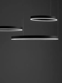 LED lustr Motif černá