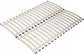 Rám postele 160x200 cm pod matrace 2x80x200 36 lamel březový