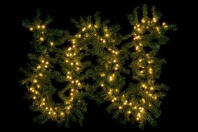Nexos 57411 Vánoční dekorace - girlanda s osvětlením 2,7 m - 200 LED teple bílá