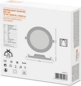 LED podhledové svítidlo LEDVANCE Slim Round 155mm 12W/6500K studená bílá